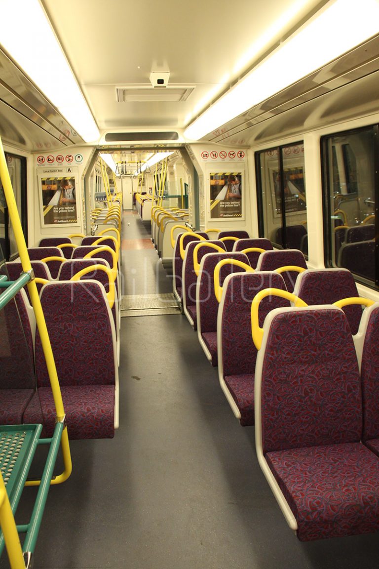 Queensland Rail IMU 160 Interior - RailGallery Stock Library