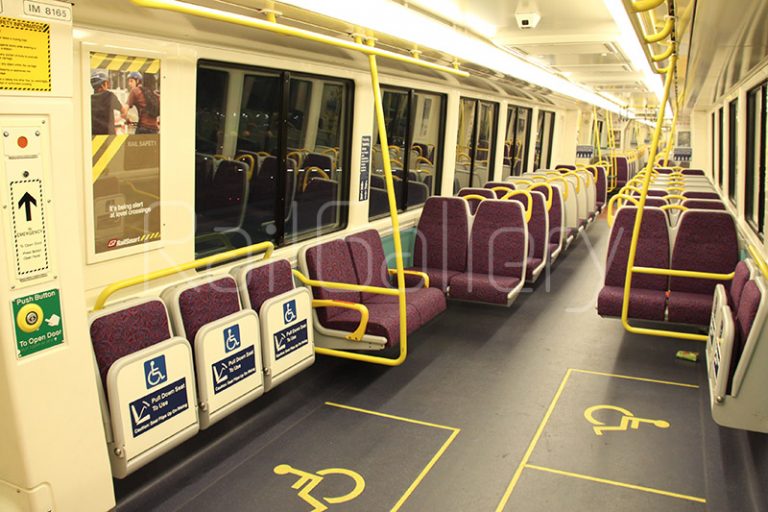 Queensland Rail IMU 160 Interior - RailGallery Stock Library