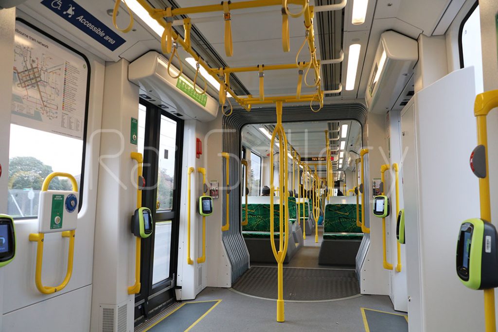 Yarra Trams E2 Class Flexity Swift Interior photos - RailGallery Stock ...
